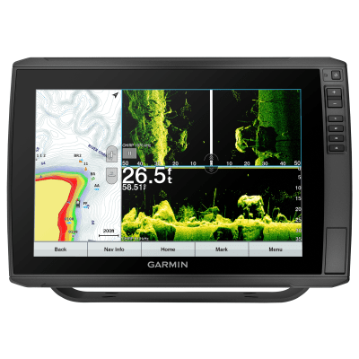 Garmin ECHOMAP Ultra 126sv Chartplotter/Fish Finder Combo with IPS ...