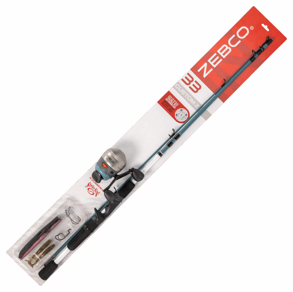 Zebco 33 Custom-Z Spincast Combo with Tackle Kit | Walleybaits